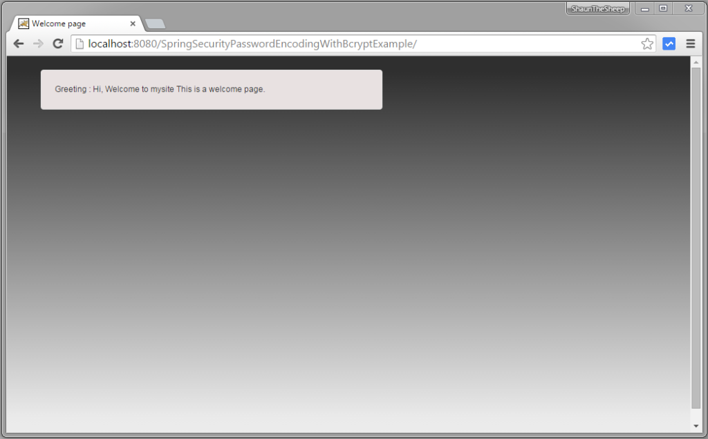 Spring Security 4 Hibernate Password Encoder Bcrypt Example Websystique