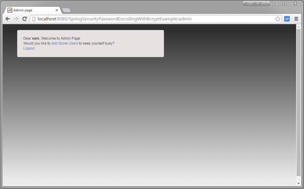 Spring Security 4 Hibernate Password Encoder Bcrypt Example Websystique