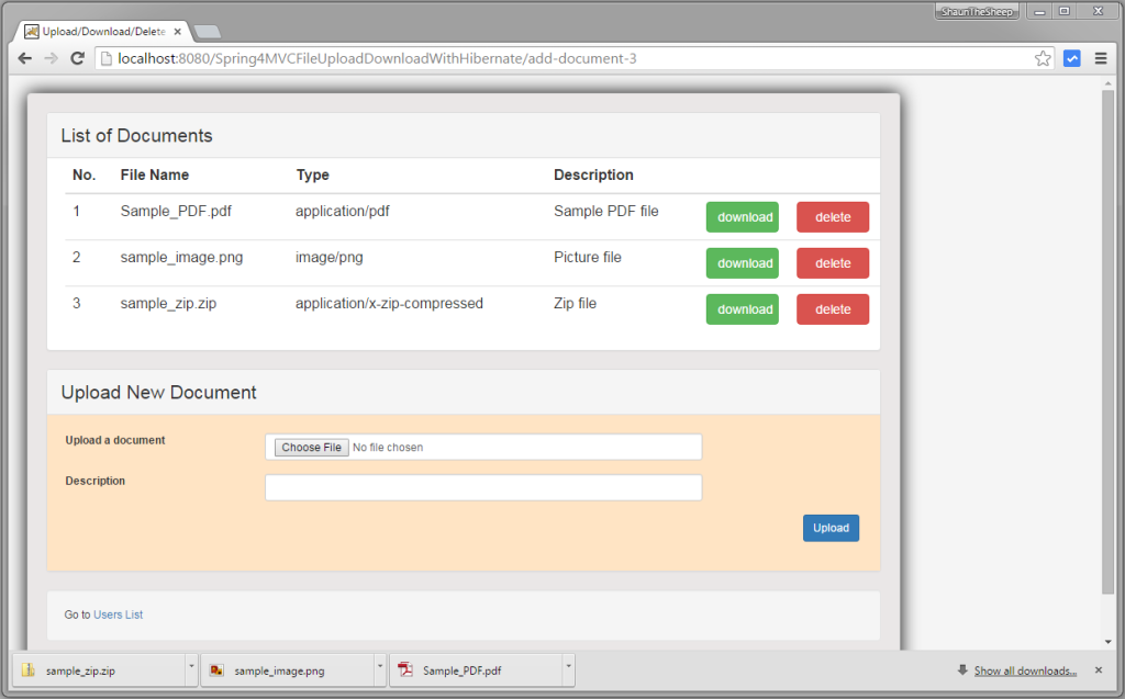 Spring Mvc 4 Fileupload Download Hibernate Mysql Example