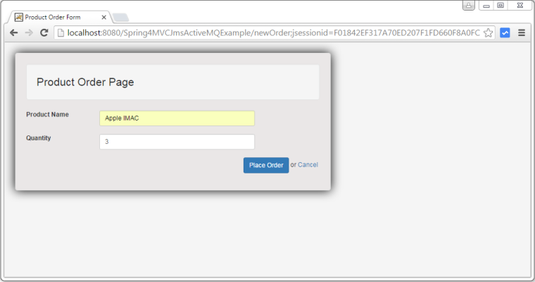 Spring 4 MVC + JMS + ActiveMQ annotation based Example - WebSystique