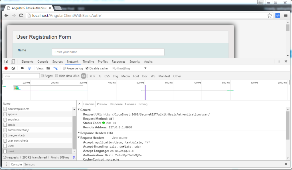 AngularJS+Spring Security using Basic Authentication - WebSystique